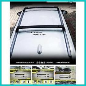 Jual Cross bar kaki roof rack bagasi atas mobil Toyota Avanza Veloz ...