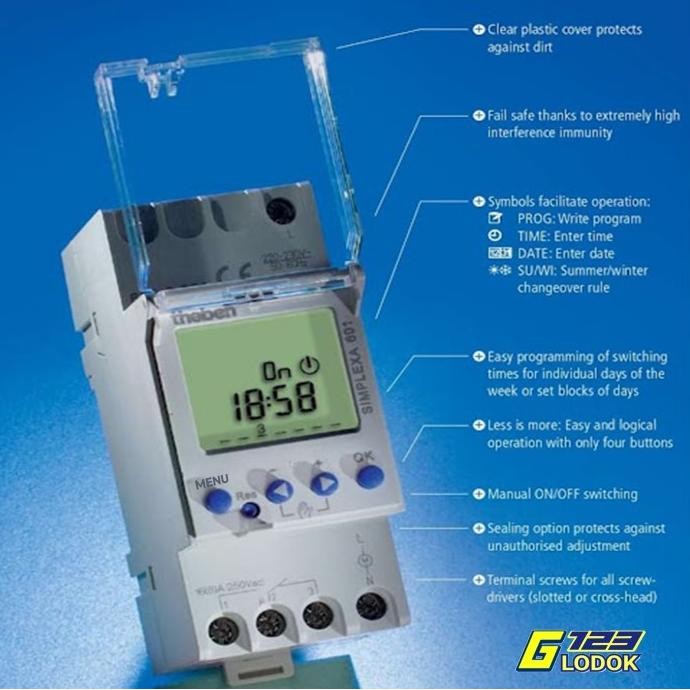 Jual Timer Switch Digital Theben 220V Weekly Daily Digital Timer ...