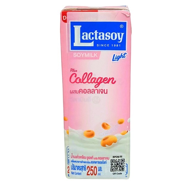 Jual S18711 LACTASOY COLLAGEN SUSU UHT SOYA 250ML MAJU BERSAMA ...