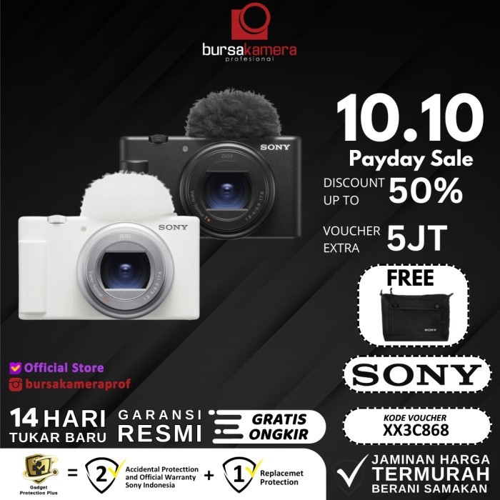 Jual Sony ZV-1 II Sony ZV1 II Vlogging Camera Sony ZV1 Mark II Sony ...