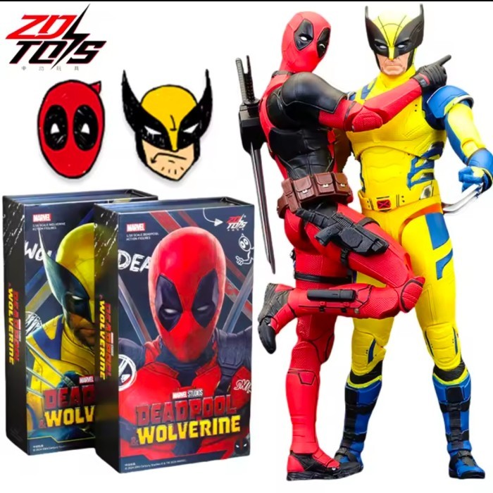 Jual ZDToys Deadpool Wolverine Movie ZD Toys Dead Pool Original Figure ...