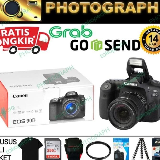 Jual Canon Eos 90D Body Only / Dslr Canon 90D Kit 18-135Mm Is Stm ...