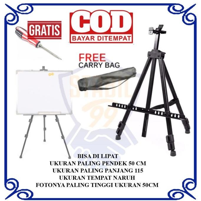Jual Tripod Lipat Portable Papan Tulis Standing Whiteboard Alumunium ...