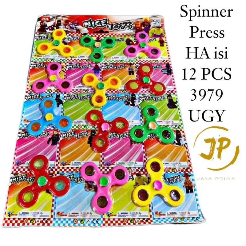Jual MAINAN ANAK SPINNER PRESS HA ISI 12 PCS | Shopee Indonesia