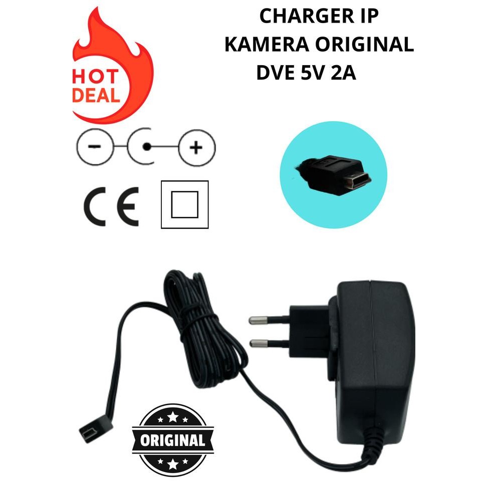 Jual HARGA DISC - SWITCHING POWER ADAPTOR DVE ORIGINAL 5V 1A adaptor ...