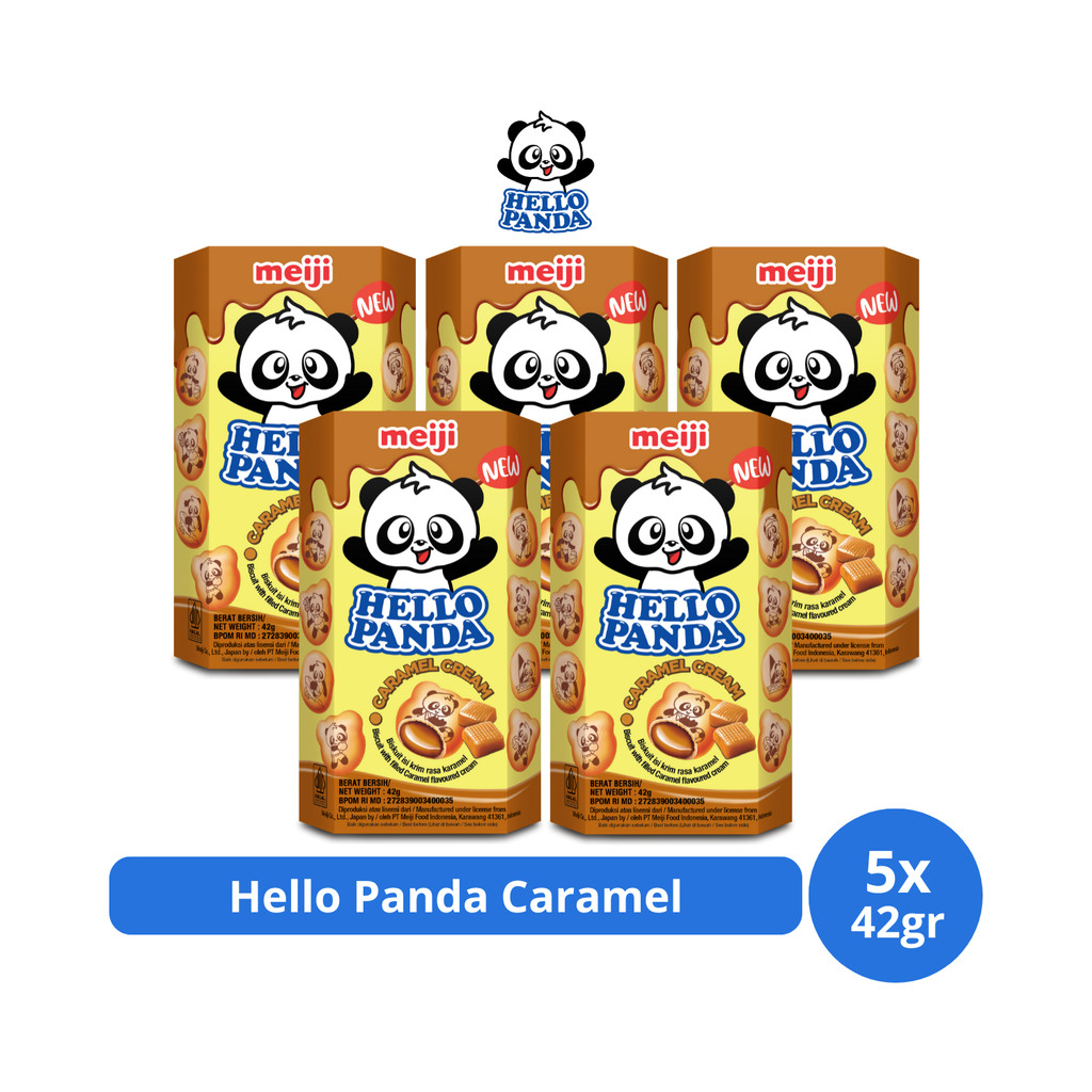 Jual Hello Panda Caramel 42gr x 5 pcs | Shopee Indonesia