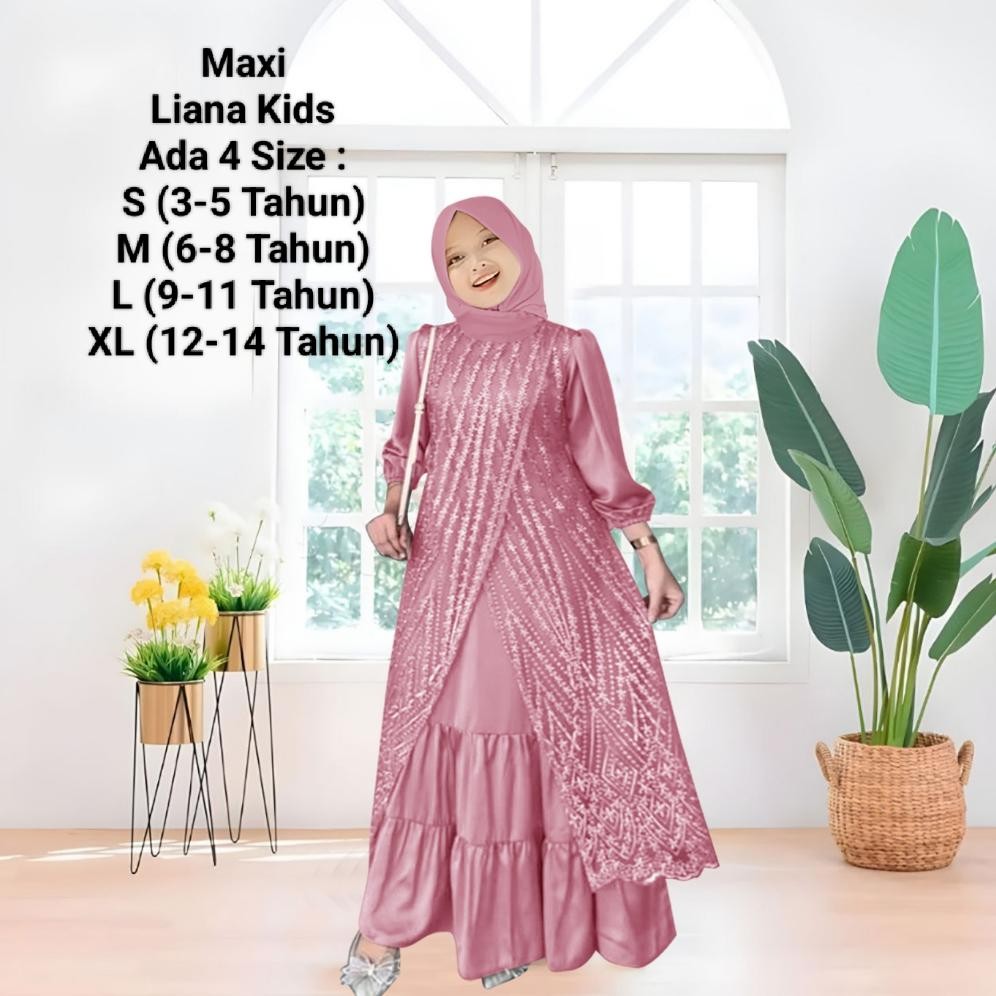 Jual Pakaian Muslim Anak Perempuan Dan Remaja Abg Model Viral Maxi ...