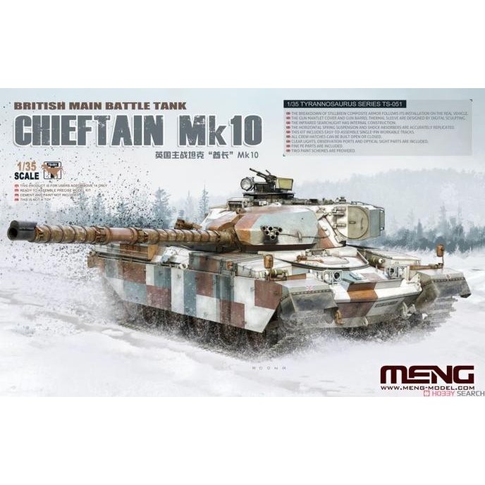 Jual MENG TS051 1/35 British Main Battle Tank Chieftain Mk.10 | Shopee Indonesia