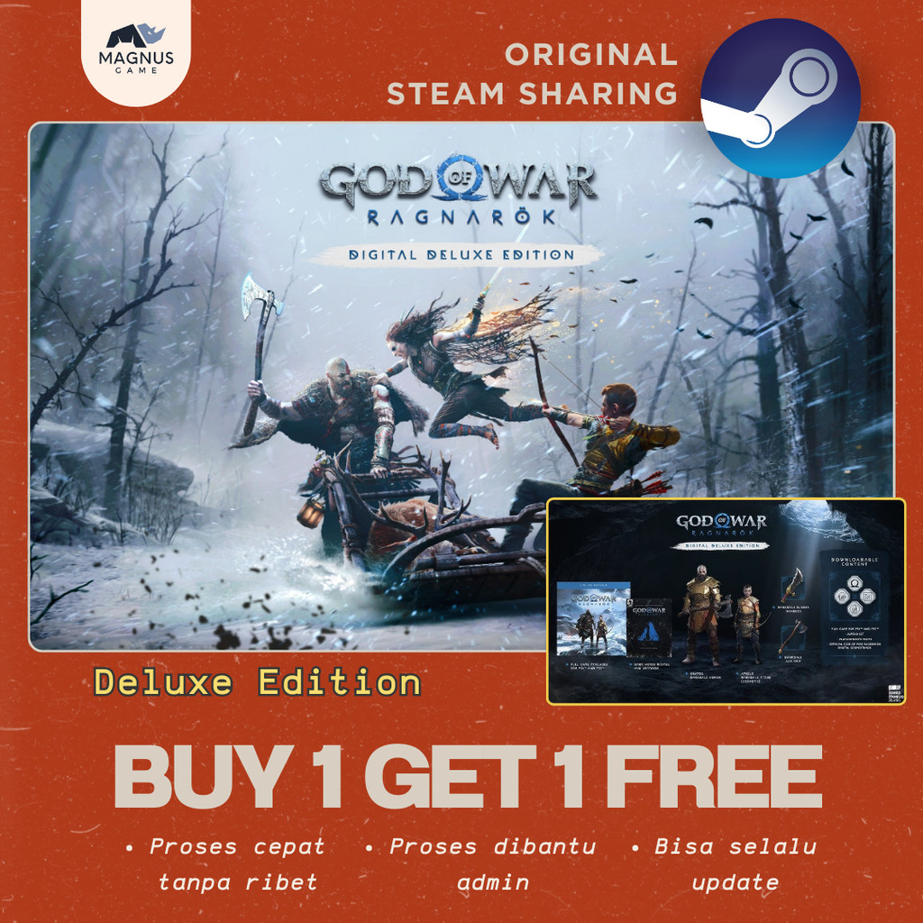 Jual God of War Ragnarok Deluxe Edition Original Game PC | Shopee Indonesia