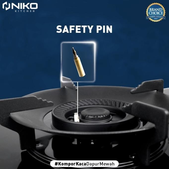 Jual Kompor Gas Niko Kitaro Black Kompor Kaca Tanam Meja Double Timer ...