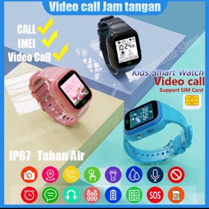 Jual Imoo Anti Air Jam Tangan Anak Vidio Call telepon Gps anak gps ...