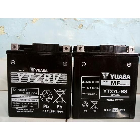 Jual Aki motor Vespa LX 150 YTZ8V / GTZ8V YUASA AKI KERING | Shopee Indonesia