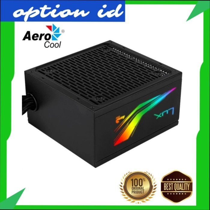 Jual Power Supply AEROCOOL LUX RGB 550 PSU 550W 80+ Bronze Non Modular ...
