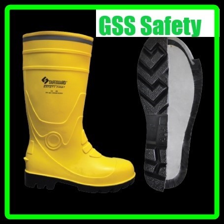 Jual Sepatu Safety Boots Safeguard - Ujung sepatu besi | Shopee Indonesia