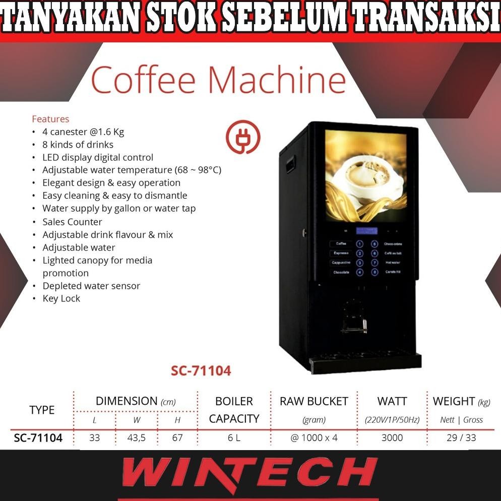 Jual Selen Getra Sc-71104 Professional X Coffee Se Otomatis Dispenser ...