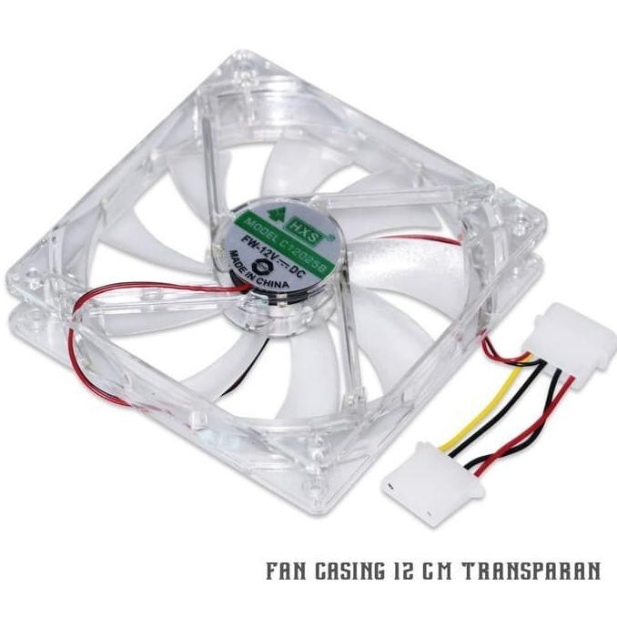 Jual HARGA DISC - FAN CASING 12CM Transparan LED / FAN CASE 12 CM ...