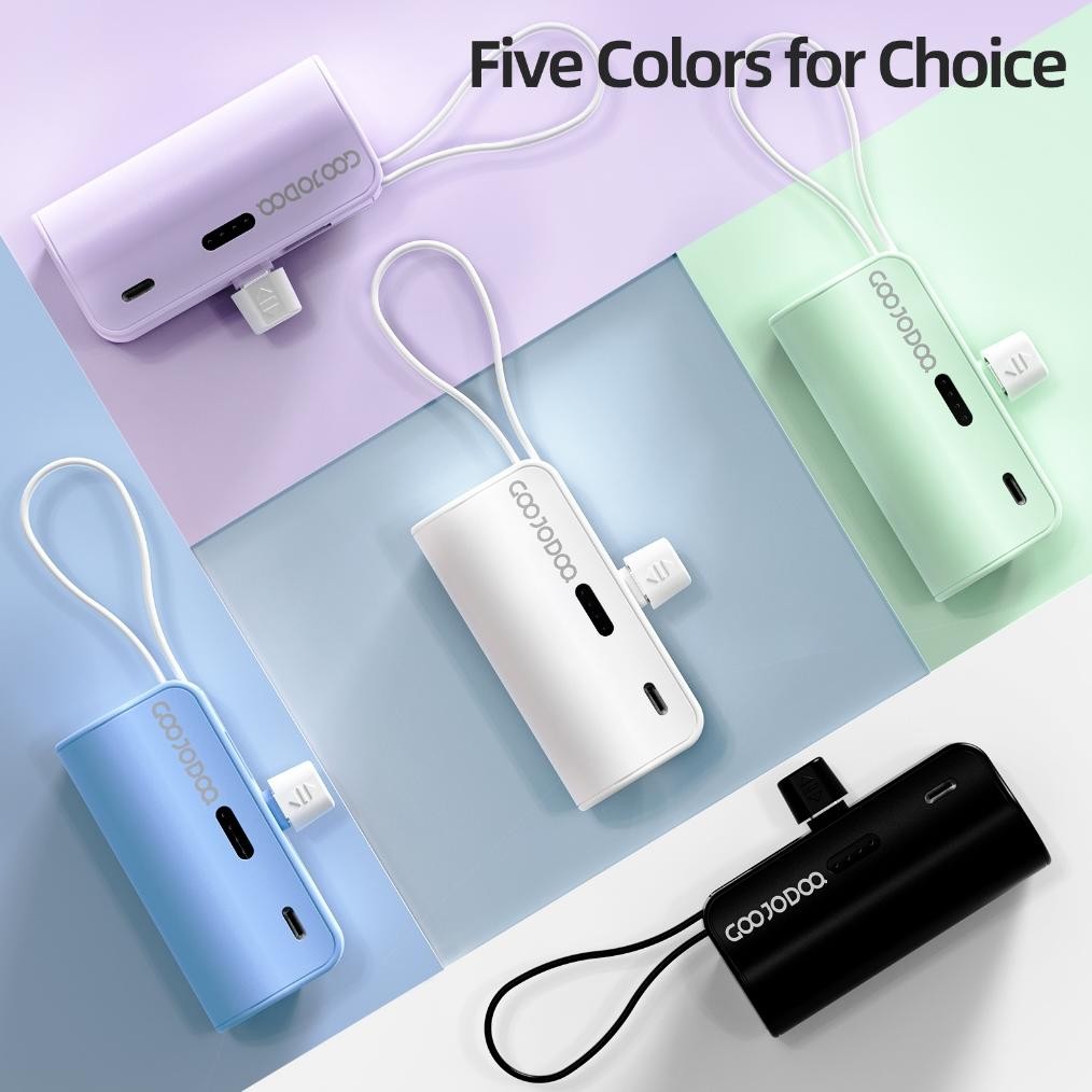 Jual DISKON! GOOJODOQ 5000mah Mini Powerbank for iphone Android Phone ...