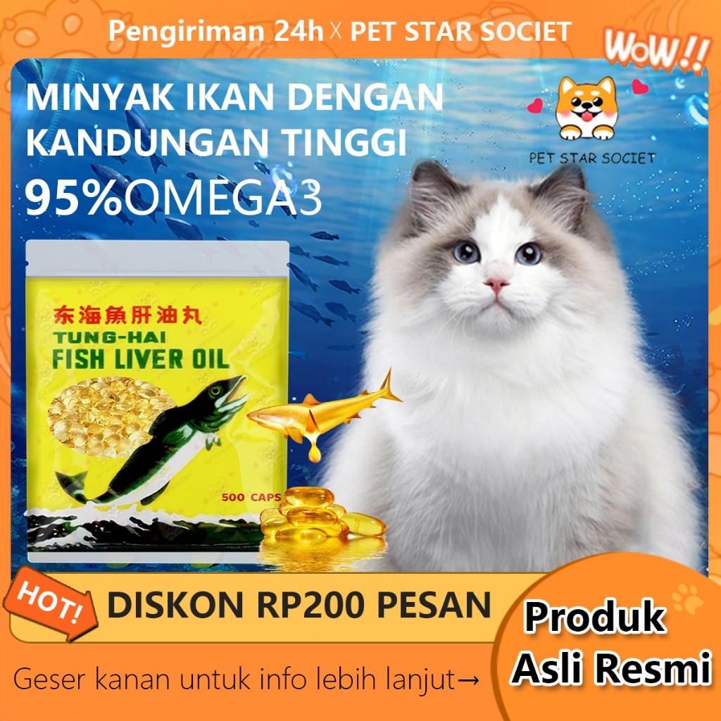 Jual 【2 PAKET】 MINYAK IKAN TUNGHAI Fish Liver Oil Tung-Hai 1000 ...