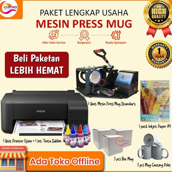 Jual PAKET KOMPLIT USAHA MESIN SABLON CETAK MUG (MESIN+PRINTER+BAHAN ...