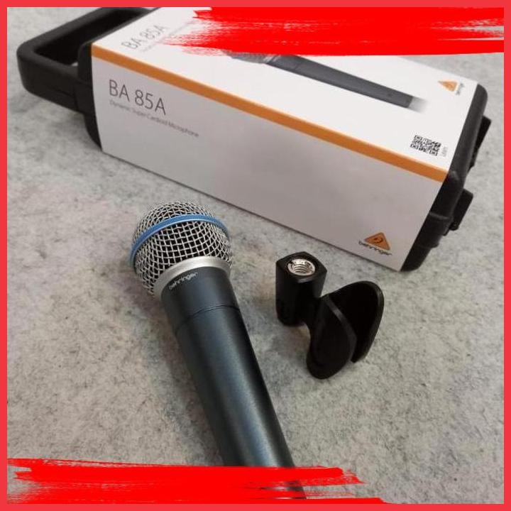 Jual (SOU) BEHRINGER BA-85A DYNAMIC MICROPHONE WITH CLAMP AND HARDCASE ...