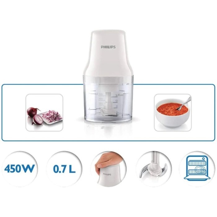 Jual PHILIPS HR1393/00 Chopper 700mL HR1393 HR 1393 Garansi Resmi ...