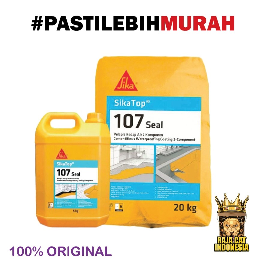 Jual Sika Top 107 Seal 25 kg (25 kg TP + 5 kg Cairan) | CAIRAN WATERPROOFING | Komponen ...