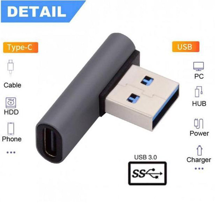 Jual [Grosir Bane] GETA OTG USB 3.0 to Type C Female High Speed Adapter ...