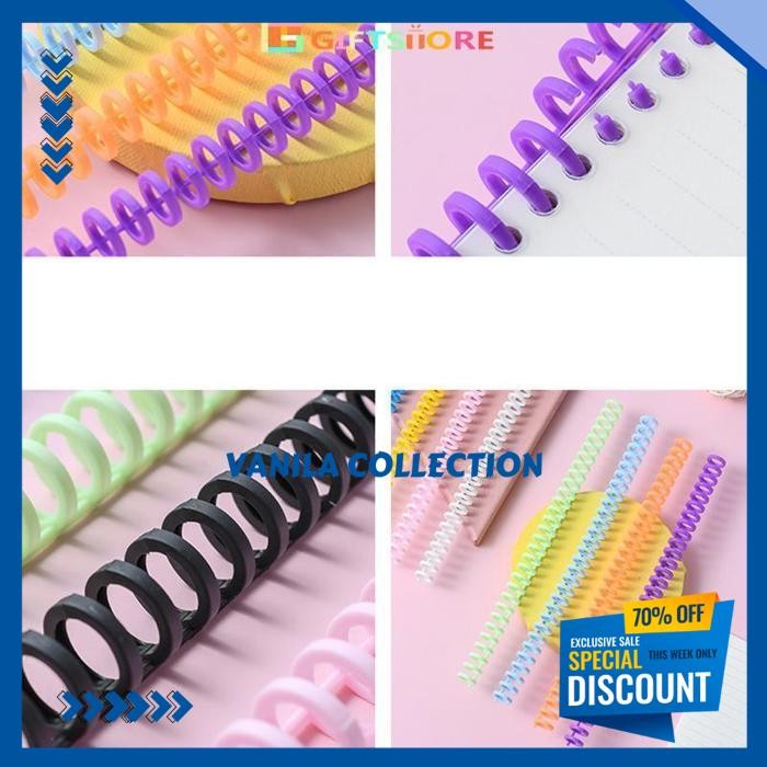 Jual DIYRING BINDER TULANG A4 LOOSE LEAF BINDING STRIP 30 LUBANG HOLE ...