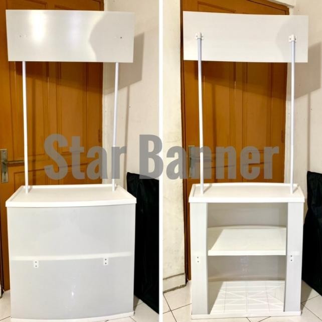 Jual Event Desk Hitam-Meja Jualan-Meja Si-Meja Pameran-Booth Portable ...
