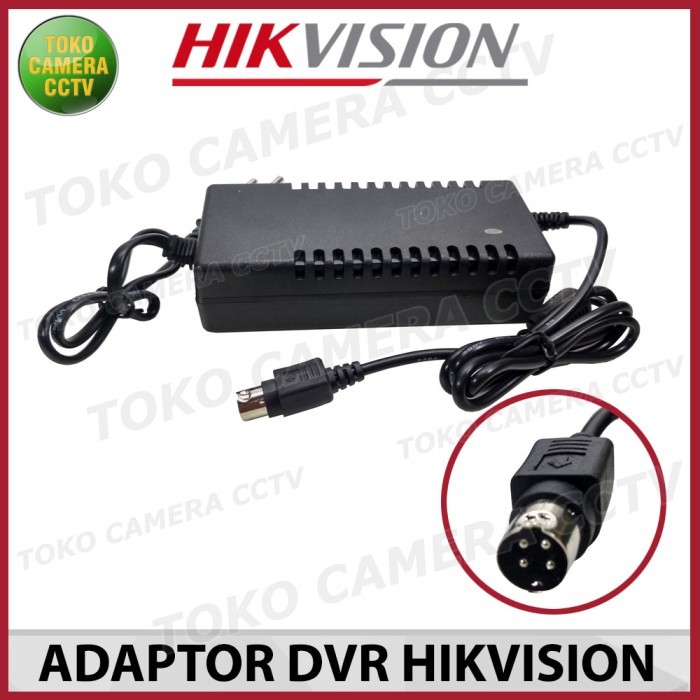 Jual HARGA DISC - ADAPTOR DVR HIKVISION POWER RECORDER HIKVISION 4 PIN ...
