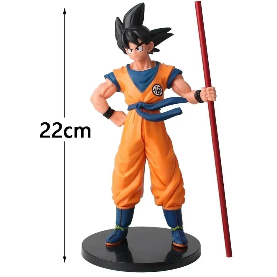 Jual new dragon ball son goku super saiyan anime figure 22cm goku dbz ...