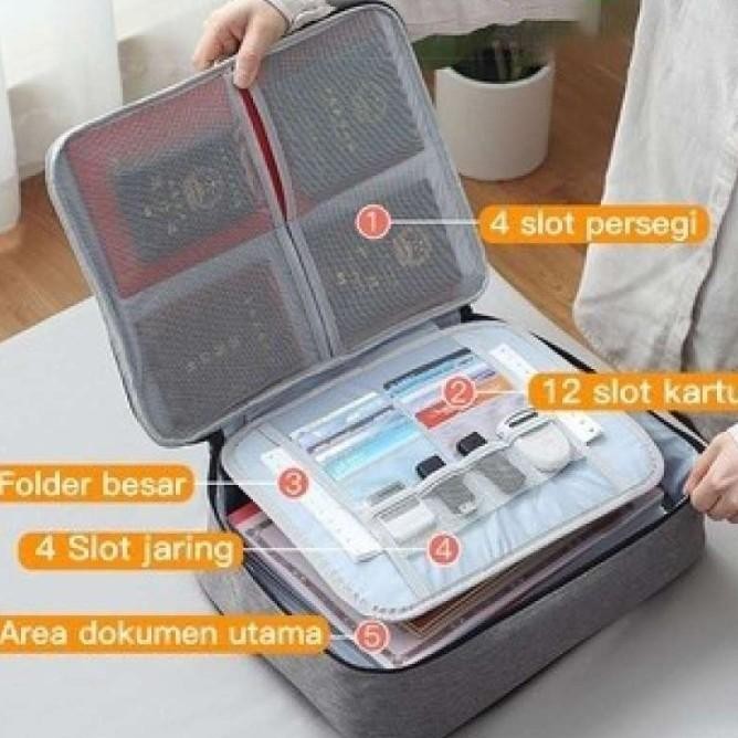 Jual KSTUFF - TAS PENYIMPAN DOKUMEN F4 BESAR TAHAN DAN AIR TEMPAT ...