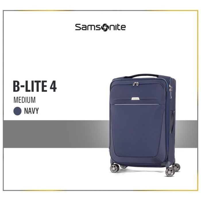 Jual Produk Ready Samsonite B-Lite 4 Koper Softcase Medium 26 inch Double Zipper - Navy | Shopee ...
