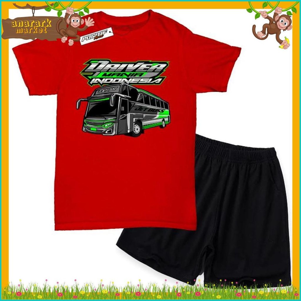 Jual Baju Kaos Anak Setelan Driver Muda Bus Truk Sopir (Lagi Viral ...
