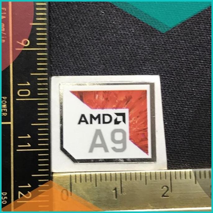 Jual Sticker stiker logo AMD A9 8th gen ori 11OKTZ4 onderdil | Shopee ...