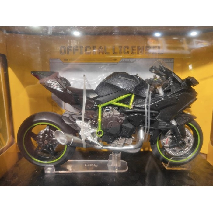 Jual Tersedia Diecast Motor Metal Diecast Kawasaki Ninja H2R Skala 1:12 Official Lisenced ...