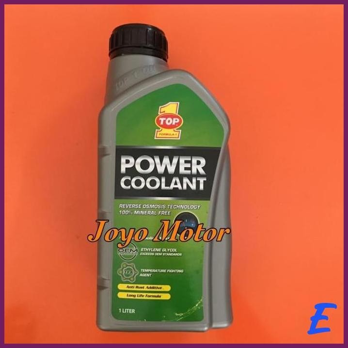Jual | JYM | RADIATOR COOLANT TOP 1 POWER COOLANT HIJAU KEMASAN 1 LITER ...