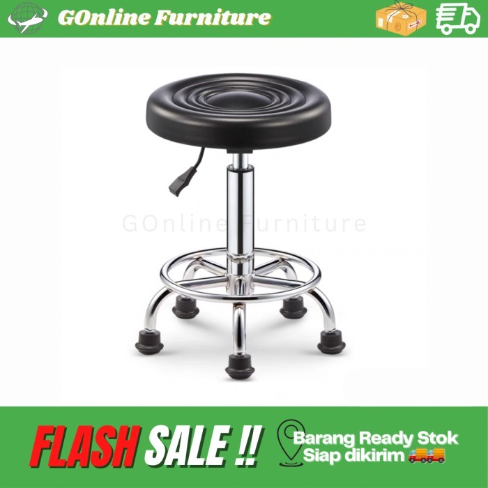 Jual Best Seller Kursi/Kursi Bar Bulat/Bar Stool/Bangku Cafe/Kaki Paku ...