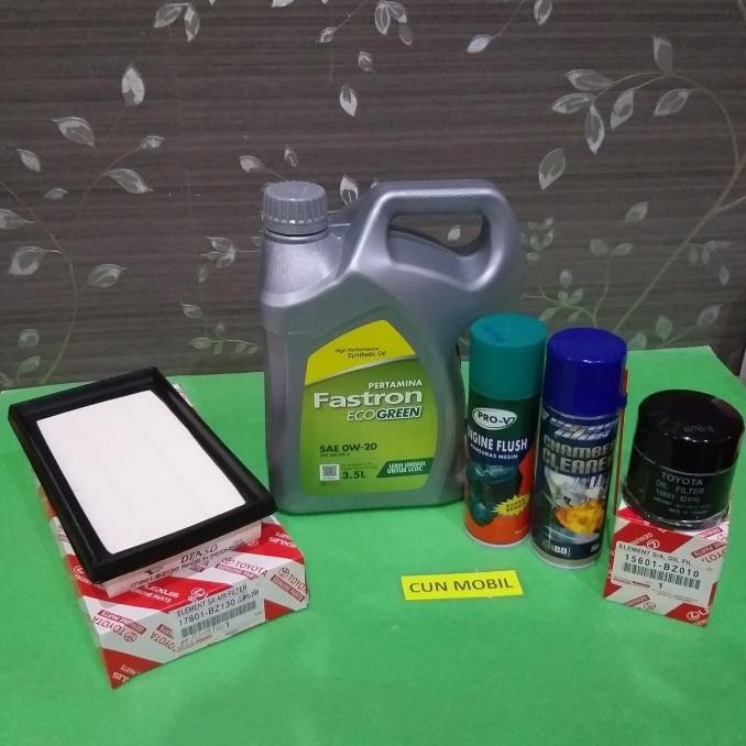 Jual Paket oli mesin Fastron ECO Green 0W-20 API SN Calya, Sigra ada ...