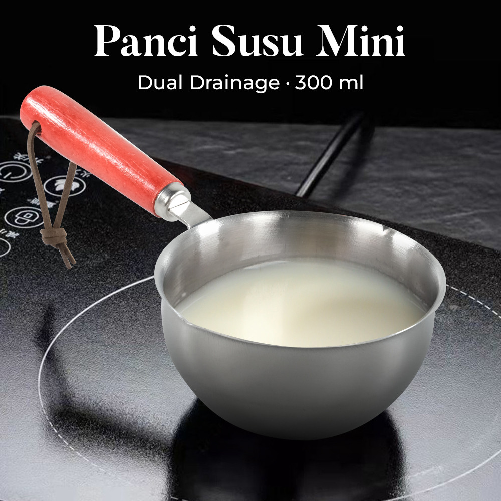Jual HARKO Panci Susu Mini Sauce Pan Stainless Steel 304 Dual Drainage ...