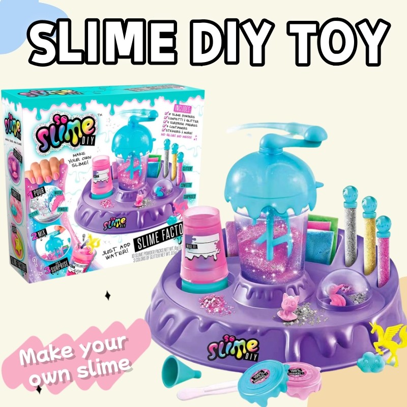 Jual Slime Mainan Anak DIY Slime palette isi slime warna warni isi ...