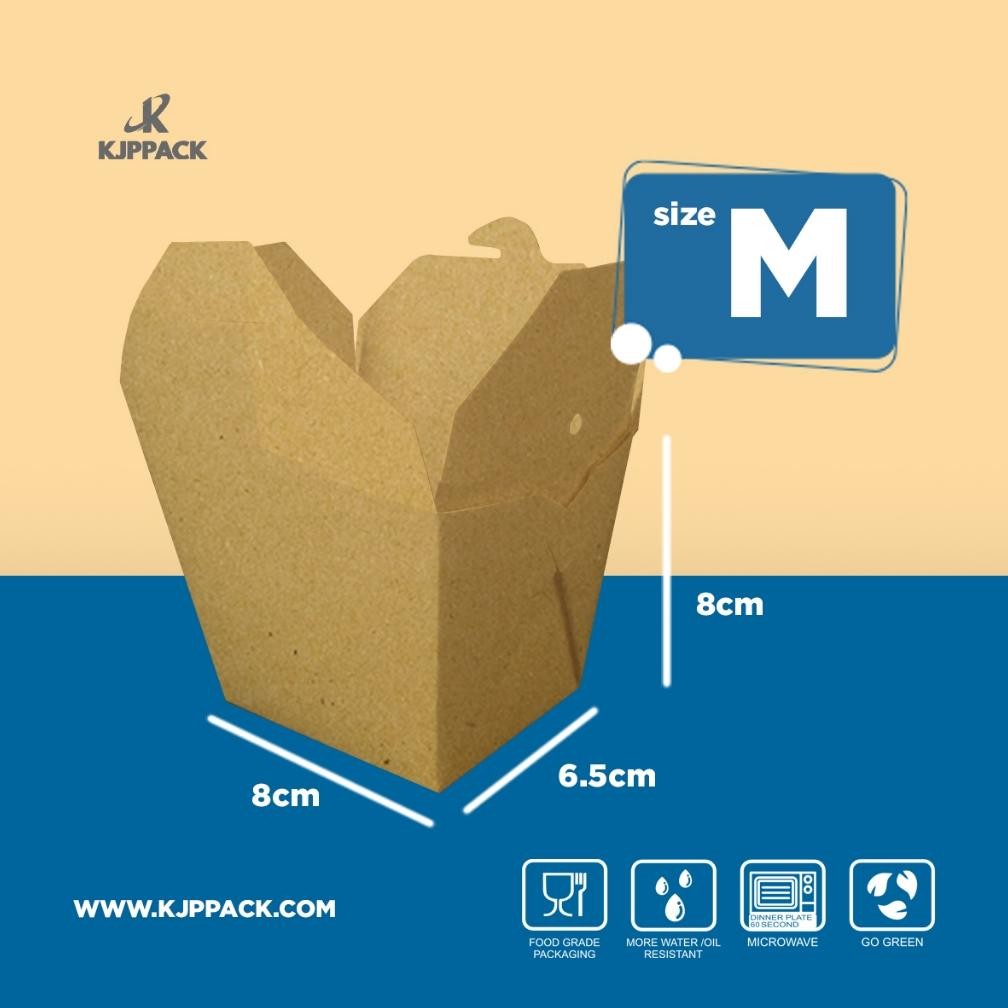 Jual PENAWARAN TERBATAS FOOD PAIL KRAFT PREMIUM LAMINASI M, L, HARGA ...