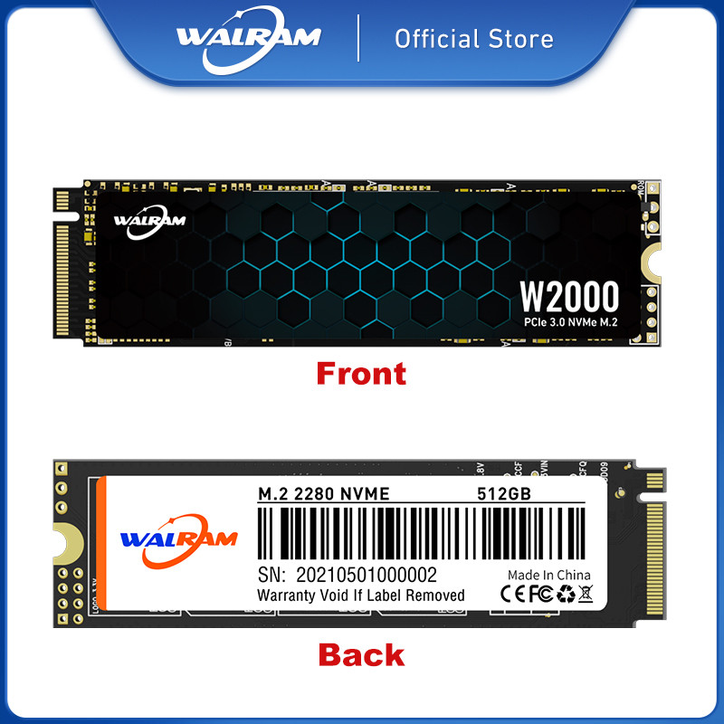 Jual SSD Walram M.2 PCIe3.0 256Gb M2 NVME 128GB 512GB 1TB Solid State ...