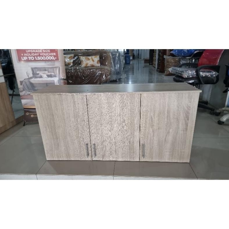 Jual PENAWARAN TERBATAS KITCHEN SET ATAS 3PINTU MINIMALIS LEMARI ...