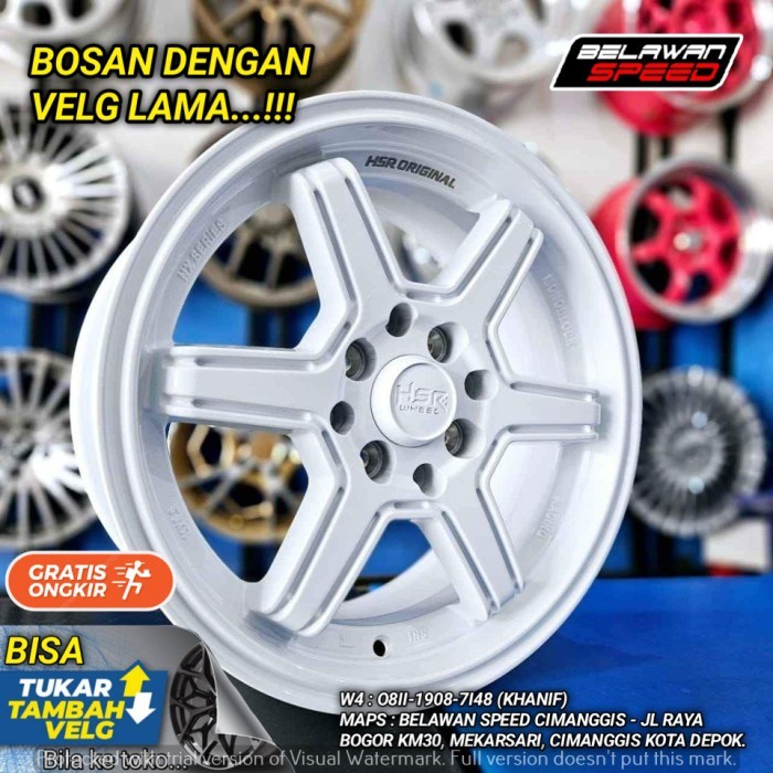 Jual Velg JDM r14 cocok untuk wuling air ev avanza xenia jazz brio karimun ayla agya dll (GLOSS ...