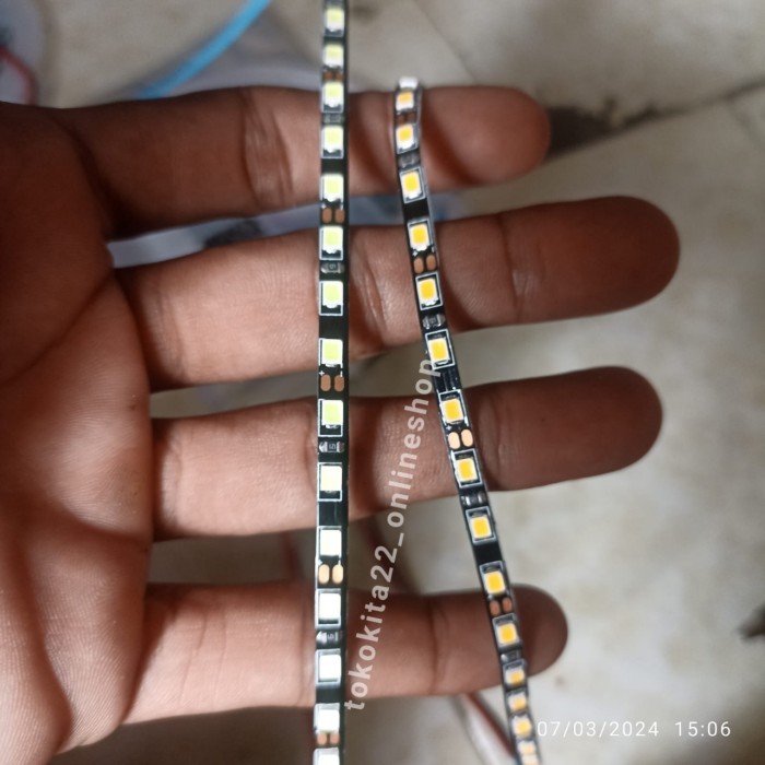 Jual Lampu LED Strip light Flexibel 4mm DC 12V 2835 120 Mata per Meter ...