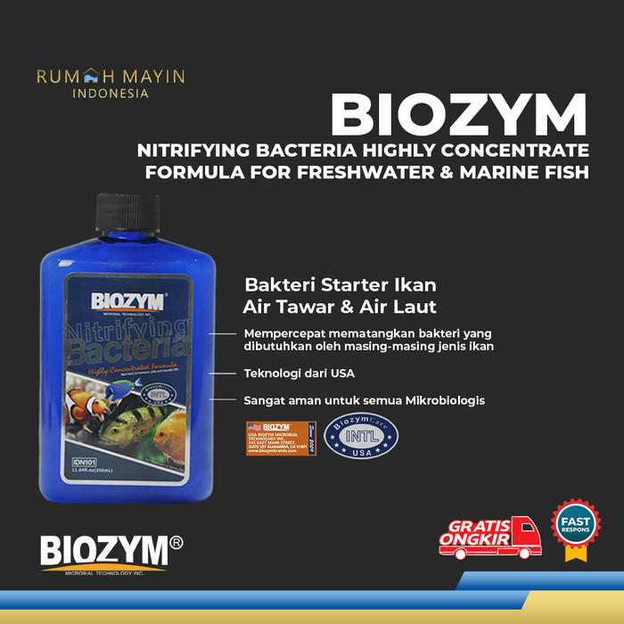 Jual Promo!! Biozym Nitrifying Bacteria Highly Concentrate Formula For ...