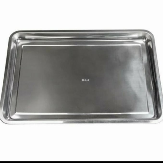 Jual Nampan Stainless Jumbo Saji Sayur Piring Gelas Minum Tray Resto ...
