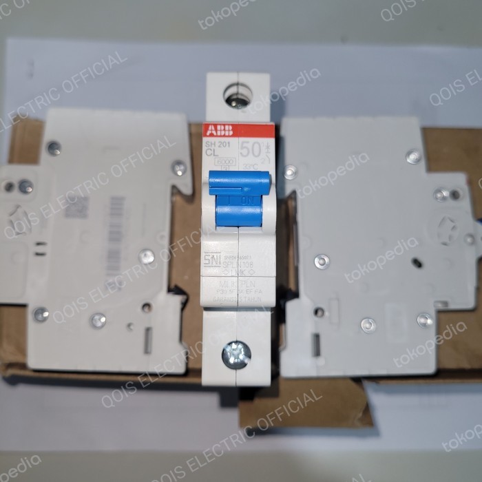 Jual Mcb 50 Amper 1Phase Abb Pln Original Sni | Shopee Indonesia