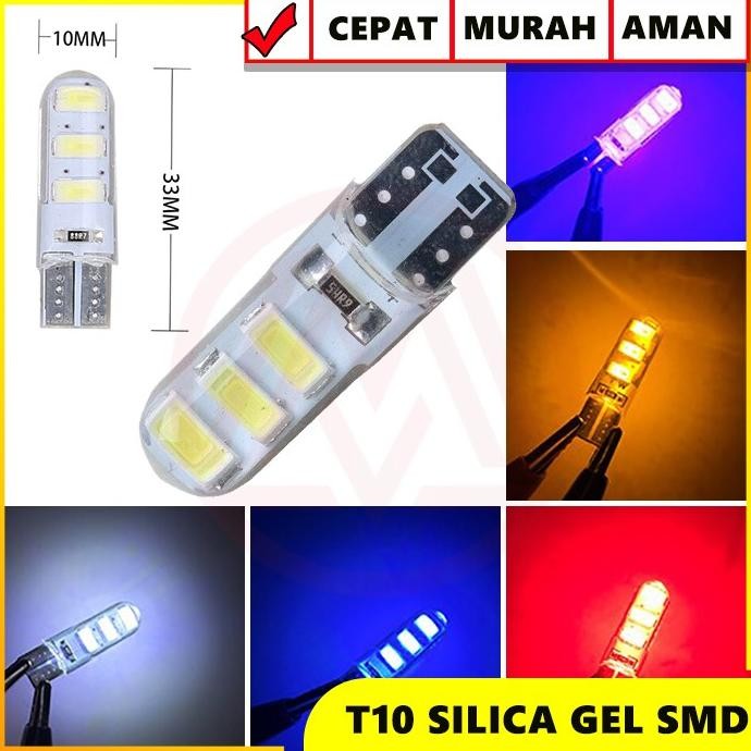 Jual Baru Lampu Led Sign Sein Kabin Kota T10 Gel Jelly Silica High Quality Super Bright 5630 6 ...